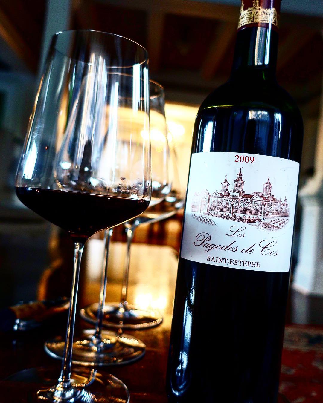 Pagodes de Cos 2009, “hardly a “second” wine especially in this classic vintage.”